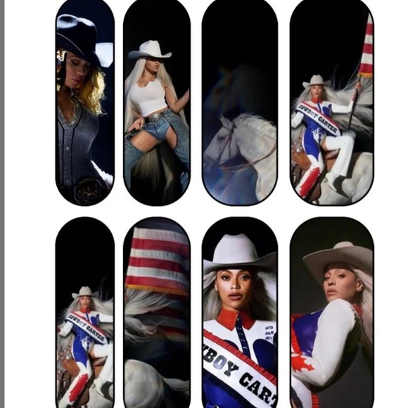 KrazyKreativeNailz | Makeup | Cowboy Carter Waterslide Nail Decal ...